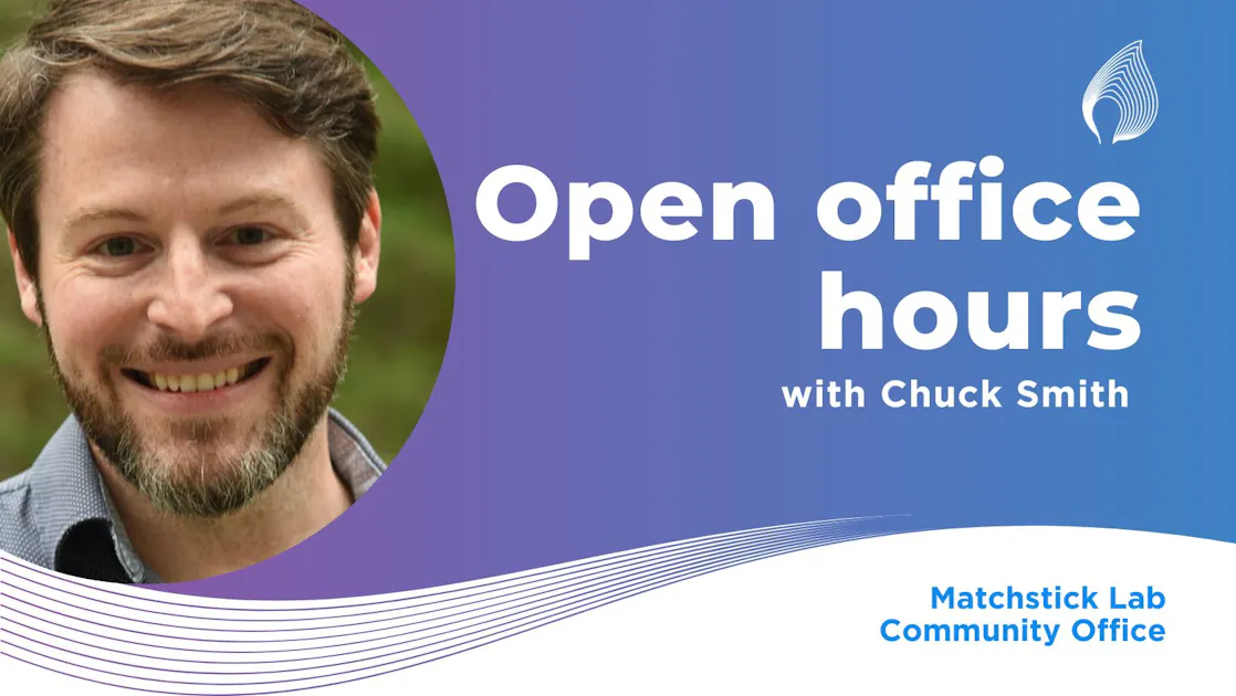 Open office hours with Chuck Smith | Events | Vibe Coworks