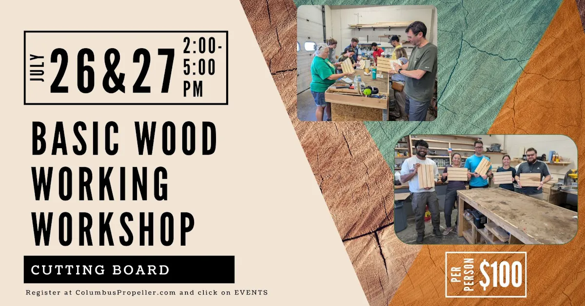 Basic Woodworking | Events | Columbus Propeller