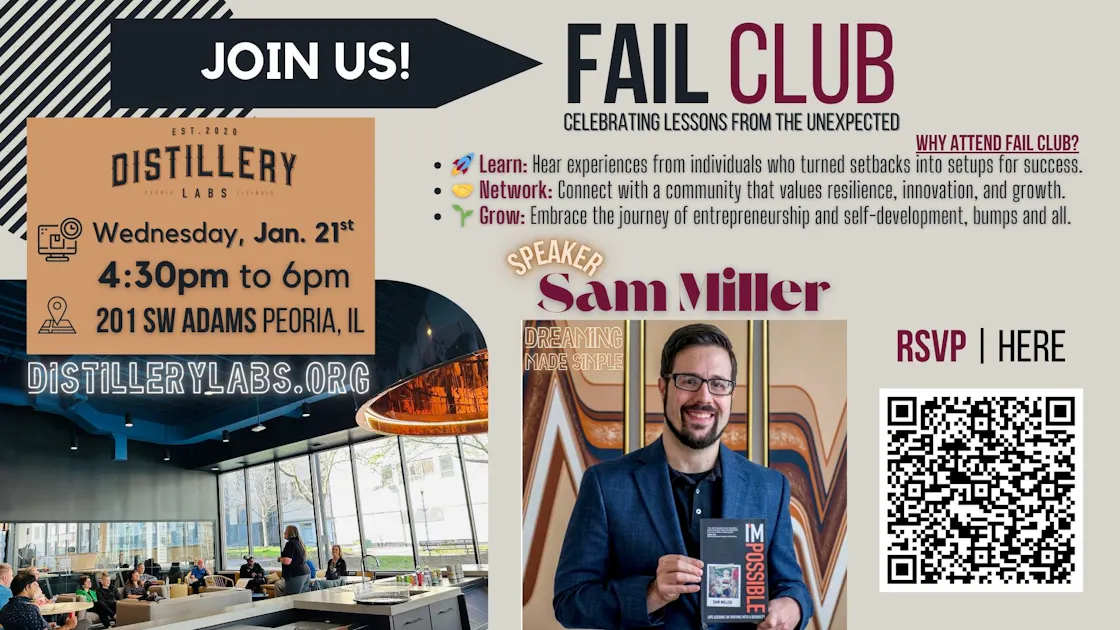 Fail Club: Sam Miller, Founder of Dreaming Made Simple | Events ...